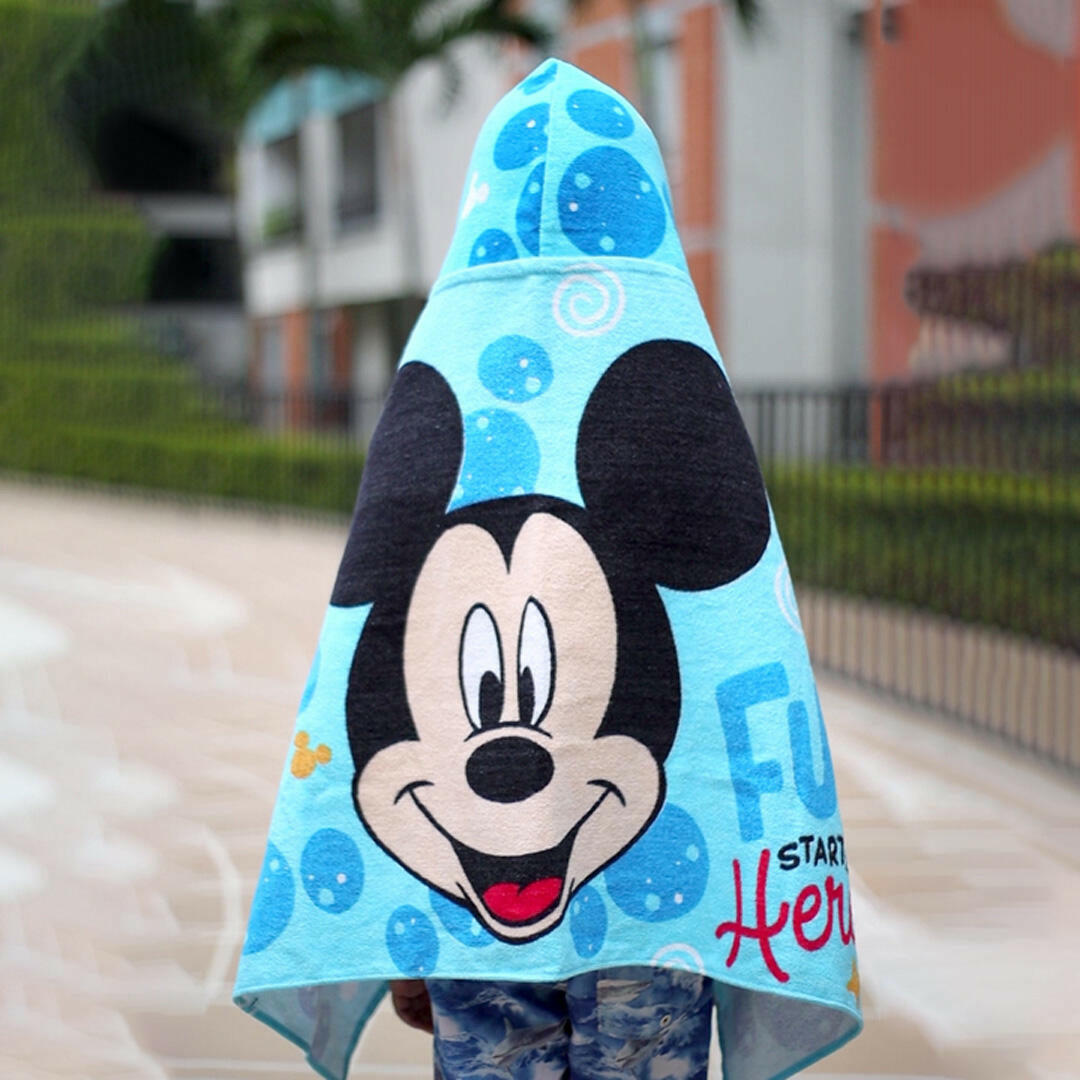 TOALLA CAPUCHA INFANTIL DISNEY MICKEY